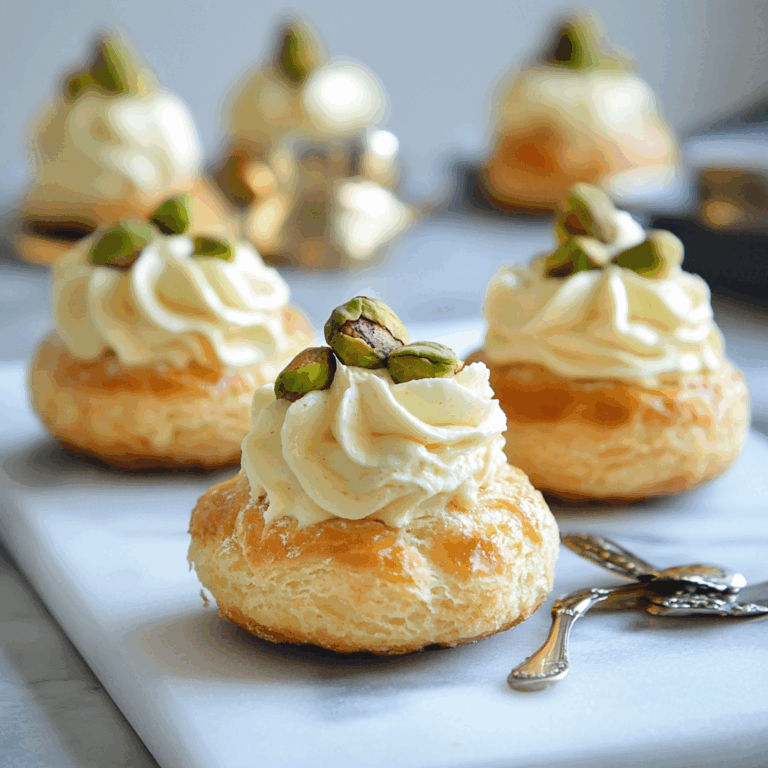 Irresistible Pistachio Cream Puffs: A Delicate, Nutty French Pastry ...