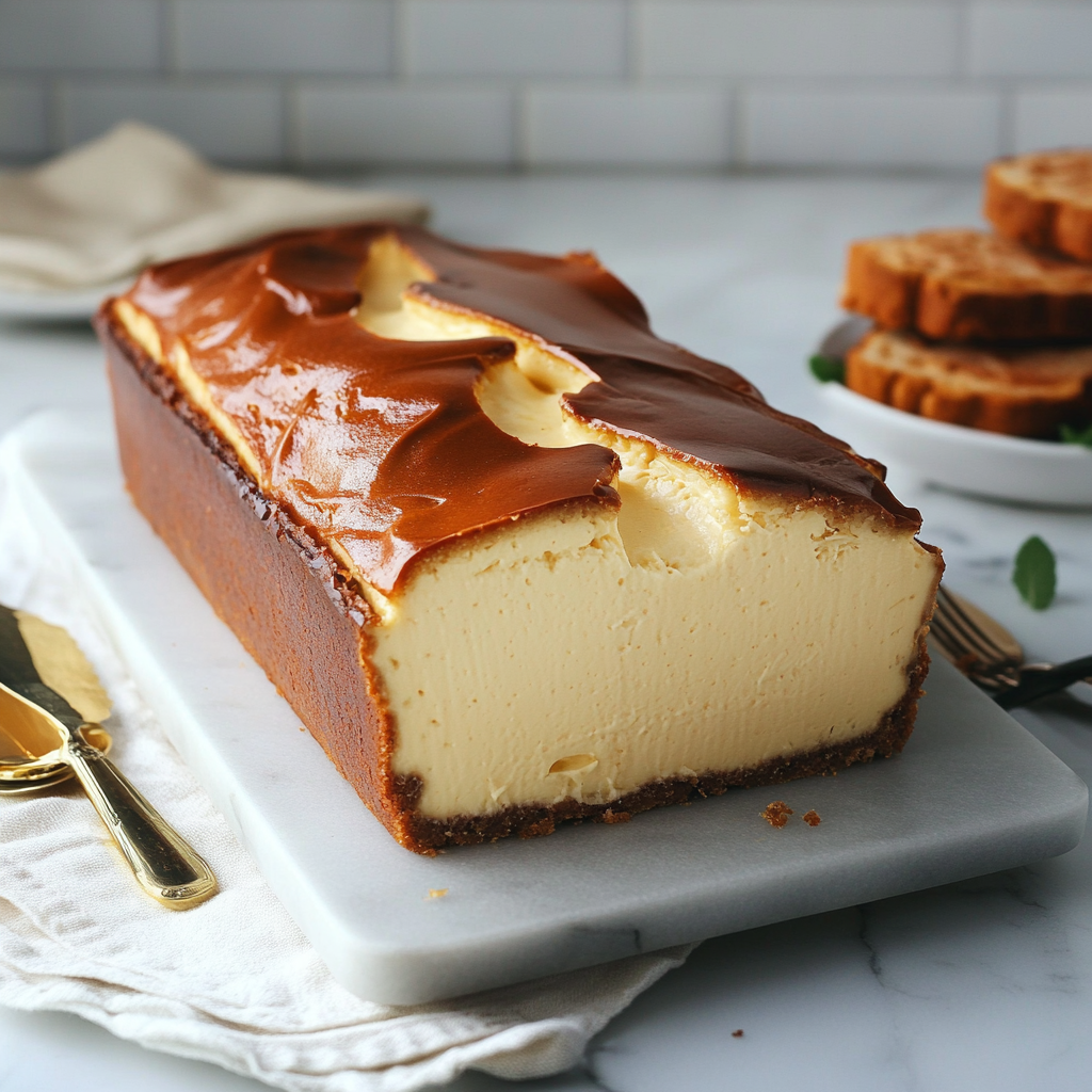 Loaf Pan Basque Cheesecake – Creamy, Caramelized & Small-Batch Perfect ...
